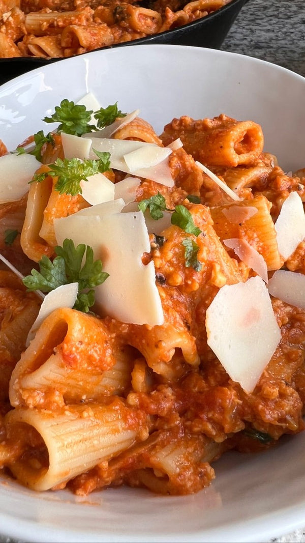 Hearty Tempeh Bolognese | Flavor God